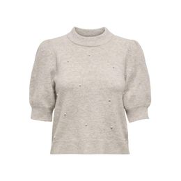 Jacqueline de Yong JDY Gestricktes Oberteil in Chateau Gray | Gr.: M