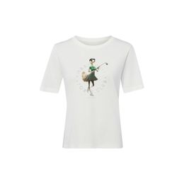 MARC CAIN SPORTS T-Shirt in ecru mehrfarbig | Gr.: 38