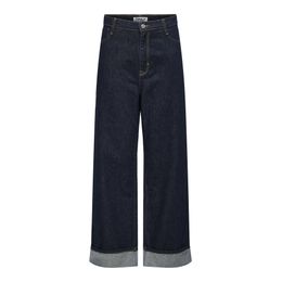 Only Jeans mit weitem Bein in Dark Blue Denim | Gr.: W26/L32