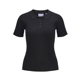 Jack & Jones JJXX Gestricktes Polo in Black | Gr.: M