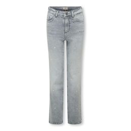 KIDS Only Jeans mit weitem Bein in Medium Grey Denim | Gr.: 140