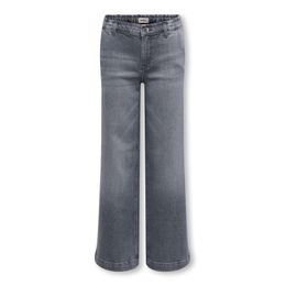 KIDS Only Jeans mit weitem Bein in Medium Grey Denim | Gr.: 122
