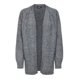 Only Strickjacke in Dark Grey Melange | Gr.: S