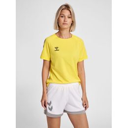 Hummel T-Shirt Hmllead Damen in BLAZING YELLOW | Gr.: XL