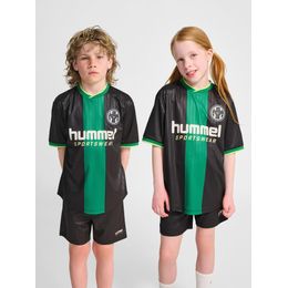 Hummel T-Shirt Hmljr Loose Fu&szlig;ball Kinder in BLACK | Gr.: 58-63