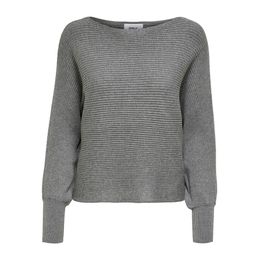 Only Strickpullover in Medium Grey Melange | Gr.: xs