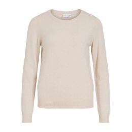 Vila Strickpullover in Super Light Natural Melan | Gr.: XXL