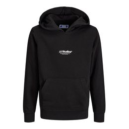 Jack & Jones JACK & JONES Junior Kapuzenpullover in Black | Gr.: 176