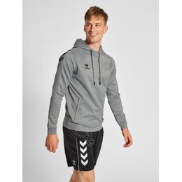 Hummel Verstellbare Taille Kapuzenpullover Hmlcore Erwachsene in GREY MELANGE | Gr.: M