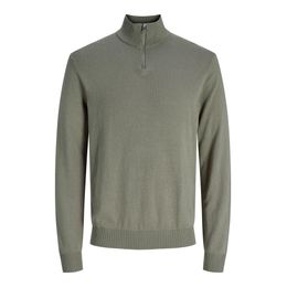 Jack & Jones Jack & Jones Strickjacke mit Viertelrei&szlig;verschluss in Vetiver | Gr.: S