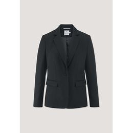 hessnatur Wollblazer in schwarz | Gr.: 34