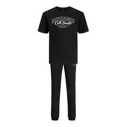 Jack & Jones JACK & JONES Junior 2er-Pack Loungewear Set in Black | Gr.: 152