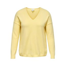 Only Carmakoma Strickpullover in Sunlight | Gr.: S