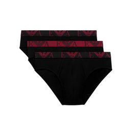 Emporio Armani 3er Pack Brief in Schwarz | Gr.: XL