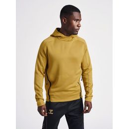 Hummel Kapuzenpullover Raglan&auml;rmel Hmlcima Herren in ANTIQUE GOLD | Gr.: M
