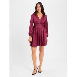 Marie Lund Kleid in bordeaux - 0002 | Gr.: 44