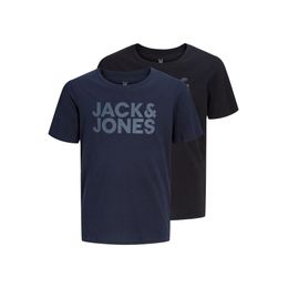 Jack & Jones JACK & JONES Junior 2er-Pack T-shirt in Black | Gr.: 140