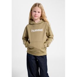 Hummel Kapuzenpullover Hmljr Logo Lebensstil Kinder in CORNSTALK | Gr.: 146/152