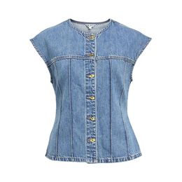 Object Jeansweste in Medium Blue Denim | Gr.: S