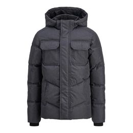 Jack & Jones JACK & JONES Junior Steppjacke in Dark Grey Melange | Gr.: 152