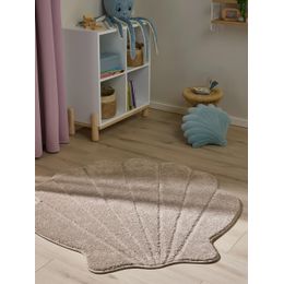 Lytte Kinderteppich Nori Beige 120x120 cm - Teppich f&uuml;r Kinderzimmer