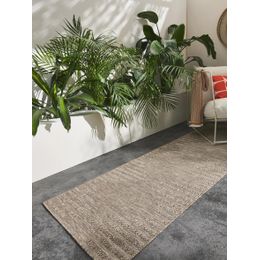 benuta Nest In- & Outdoor-L&auml;ufer Naoto Beige 80x240 cm - Teppich f&uuml;r Balkon, Terrasse & Garten