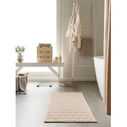 benuta Nest - Badteppich f&uuml;r Badezimmer - Badematte Jojo Beige 50x80 cm