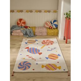 Lytte Waschbarer Kinderteppich Caramelle Multicolor 160x230 cm - Waschbarer Teppich f&uuml;r Kinderzimmer