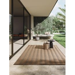 benuta Finest In- & Outdoor-Teppich Eleni Beige/Braun 160x230 cm - Teppich f&uuml;r Balkon, Terrasse & Garten