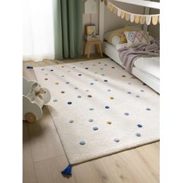 Lytte Waschbarer Kinderteppich Fiete Multicolor/Blau 80x120 cm - Waschbarer Teppich f&uuml;r Kinderzimmer
