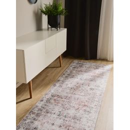 benuta Basic L&auml;ufer f&uuml;r Flur George Cream/Taupe 80x240 cm