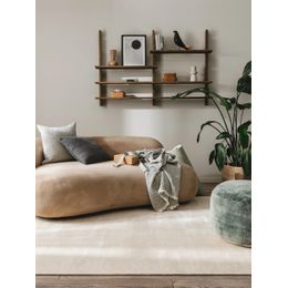 benuta Pure Viskoseteppich Nova Cream 160x230 cm - Moderner Kurzflor-Teppich f&uuml;r Wohnzimmer