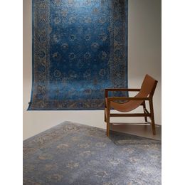 benuta Finest Kurzflor Teppich Medea Grau/Blau 200x300 cm - Moderner Kurzflor-Teppich f&uuml;r Wohnzimmer