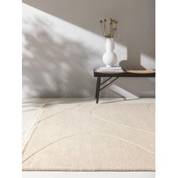 benuta Finest Wollteppich Maroc Ivory 120x170 cm