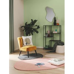 benuta Pop Kurzflor Teppich Nola Rosa 80x110 cm - Moderner Kurzflor-Teppich f&uuml;r Wohnzimmer