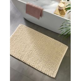 benuta Nest - Badteppich f&uuml;r Badezimmer - Badematte Lynn Ivory 70x120 cm