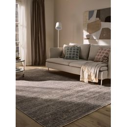 benuta Nest Teppich Anwar Grau/Blau 350x450 cm - Vintage-Stil Teppich im Used-Look