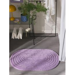 benuta Pop - Badteppich f&uuml;r Badezimmer - Badematte Nia Lila 50x80 cm