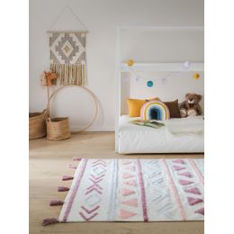 Lytte Waschbarer Kinderteppich Levi Rosa 120x170 cm - Waschbarer Teppich f&uuml;r Kinderzimmer