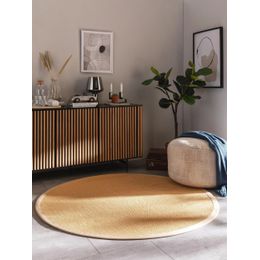 benuta Nest Sisal Teppich Sana Beige &oslash; 150 cm rund - Naturfaserteppich aus Sisal