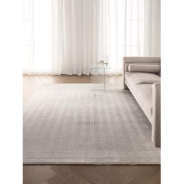 benuta Finest Kurzflor Teppich Leandro Cream/Beige 80x160 cm - Moderner Kurzflor-Teppich f&uuml;r Wohnzimmer