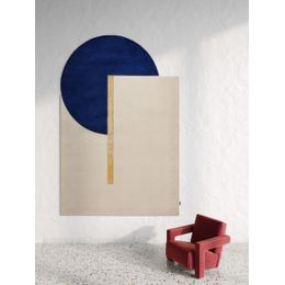 benuta Finest Kurzflor Teppich Ora Multicolor 200x300 cm - Bunter Teppich f&uuml;r Wohnzimmer