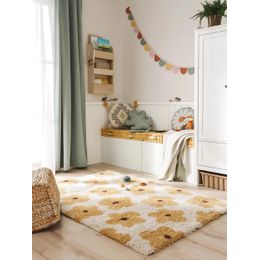 Lytte Kinderteppich Gobi Gelb 80x150 cm - Teppich f&uuml;r Kinderzimmer
