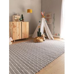 Lytte Kinderteppich Lupo Grau 120x170 cm - Teppich f&uuml;r Kinderzimmer
