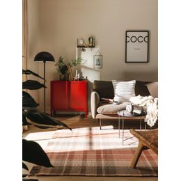 benuta Pop Baumwollteppich Lucy Rosa 120x170 cm - Moderner Kurzflor-Teppich f&uuml;r Wohnzimmer