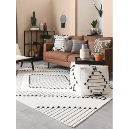 benuta Pop Baumwollteppich Bo Ivory 80x120 cm