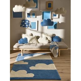 Lytte Kinderteppich Lumi Blau 100x150 cm - Teppich f&uuml;r Kinderzimmer