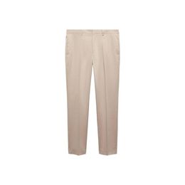 Mango Man Pleated Pants 'Paris' male Beige size 46