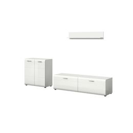 H&ouml;ffner Wohnkombination wei&szlig; Ma&szlig;e (cm): B: 255 H: 160 &raquo; H&ouml;ffner