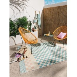 benuta Pop In- & Outdoor-Teppich Candy Multicolor 200x290 cm - Teppich f&uuml;r Balkon, Terrasse & Garten